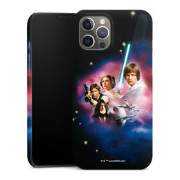 DeinDesign iPhone 12 Pro Max Handy Premium Case Smartphone Handyh&uuml;lle Schutzh&uuml;lle matt Star Wars Lightsaber Merchandise Premium Case