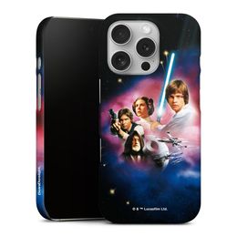 DeinDesign iPhone 16 Pro Handy Premium Case Smartphone Handyh&uuml;lle Schutzh&uuml;lle matt Star Wars Lightsaber Merchandise Premium Case
