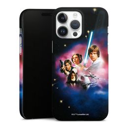 DeinDesign iPhone 14 Pro Max Handy Premium Case Smartphone Handyh&uuml;lle Schutzh&uuml;lle matt Star Wars Lightsaber Merchandise Premium Case