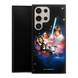 DeinDesign Galaxy S24 Ultra Handy Premium Silikon H&uuml;lle Handyh&uuml;lle schwarz Case Star Wars Lightsaber Merchandise Silikon Premium Case