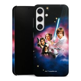 DeinDesign Galaxy S24 Handy Premium Case Smartphone Handyh&uuml;lle Schutzh&uuml;lle matt Star Wars Lightsaber Merchandise Premium Case