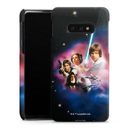DeinDesign Galaxy S10e Handy Premium Case Smartphone Handyh&uuml;lle Schutzh&uuml;lle matt Star Wars Lightsaber Merchandise Premium Case