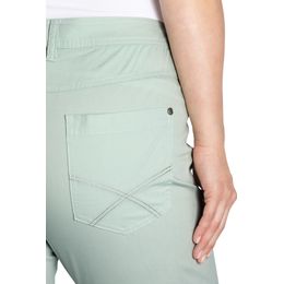 sheego Damen 7/8-Hose im Curvy-Schnitt SUSANNE, kalkmint, Gr&ouml;&szlig;e 46