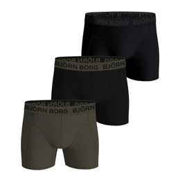 Bj&ouml;rn Borg Cotton Stretch Boxer Trunks 3P Herren Boxershort