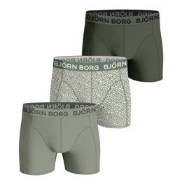 Bj&ouml;rn Borg Cotton Stretch Boxer Trunks 3P Herren Boxershort