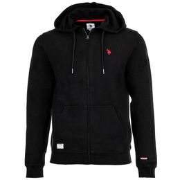 U.S. Polo Assn. Diagonal Fleece Carbon Finish Sweatjacke Herren Sweatjacke