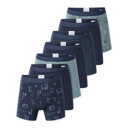 Schiesser 7PACK Boys Single Jersey Slips Jungen Boxershort
