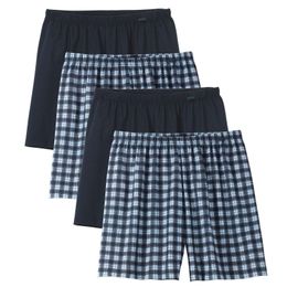Calida Prints Benefits 4P Herren Web-Boxershorts