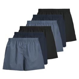 Jack & Jones JACMILANO WOVEN BOXERS 6 PACK Herren Web-Boxershorts