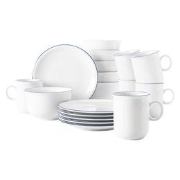 Seltmann Weiden Fr&uuml;hst&uuml;cks-Set Compact Blaurand 18er Set
