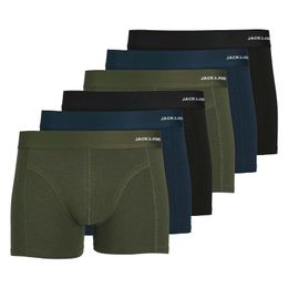 Jack & Jones JACBASIC TRUNKS 6 PACK Herren Boxershort
