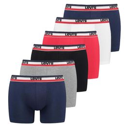Levi's SPRTSWR LOGO BOXER BRIEF ORG CO 6P ECOM Herren Boxershort