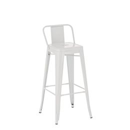 TPFLiving 2er Set Barhocker Massimo Metall Kupfer