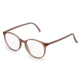 Fielmann JIL 007 CL Brille Damen | Fassung: Vollrand, Panto, Rose Transparent