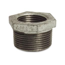 Gewindefitting, Temperguss Reduzierst&uuml;ck, 1 1/4" AG x 1" IG, Rohrverbinder