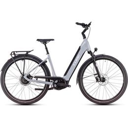 Cube Supreme Hybrid Deluxe SLX 625 Wh E-Bike Easy Entry 28" polargrey'n'white 58 cm | Dienstrad-Leasing m&ouml;glich