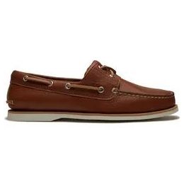 Bootsschuh Timberland "CLASSIC BOAT BOAT SHOE", Herren, Gr. 44,5, rst full grain, Leder, Schuhe Bootsschuh, Classic Bootsschuh aus Timberland Premium Leder, Topseller
