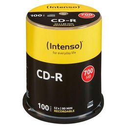 1x100 Intenso CD-R 80 / 700MB 52x Speed, Cakebox