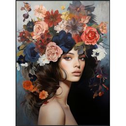 Bild LADY MIT BLUMENSCHMUCK