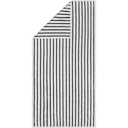 Caw&ouml; Duschtuch BLACK&WHITE STREIFEN