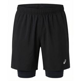 asics Core 2-N-1 7In Short Bekleidung Herren schwarz
