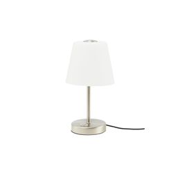 Levelone LED-Tischleuchte 1-flammig Nickel-matt silber Ma&szlig;e (cm): H: 28 &Oslash;: 15 &raquo; H&ouml;ffner