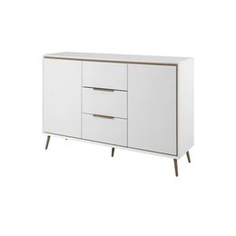 H&ouml;ffner Sideboard Arluno &brvbar; wei&szlig; &brvbar; Ma&szlig;e (cm): B: 135 H: 90 T: 38.0 &raquo; H&ouml;ffner