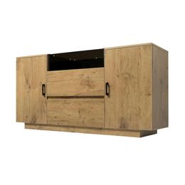 H&ouml;ffner Sideboard &brvbar; holzfarben &brvbar; Ma&szlig;e (cm): B: 140 H: 70 &raquo; H&ouml;ffner