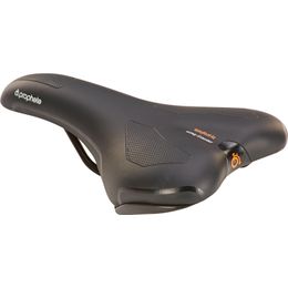 Fahrradsattel Prophete "MTB-/Sportsattel", schwarz, Fahrrads&auml;ttel, B/H/L: 350mm x 70mm, B:350mm H:70mm