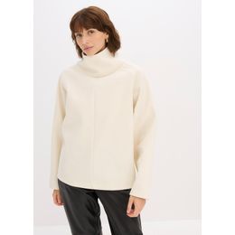bonprix Rollkragenpullover, wei&szlig;, Gr.36/38 (S), weit geschnittener Rollkragenpullover