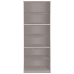 Xora Regal, Kaschmir, Holzwerkstoff, 5 F&auml;cher, 72x194x36 cm, Typenauswahl, Wohnzimmer, Regale, B&uuml;cherregale
