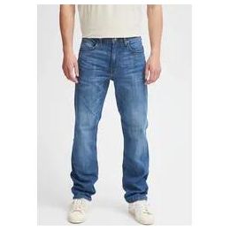 Regular-fit-Jeans Blend "BL-Rock fit", Herren, Gr. 31, L&auml;nge 32, blau (middle blau), Denim/Jeans, Obermaterial: 98% Baumwolle, 2% Elasthan, Abriebeffekte, regular fit, Jeans