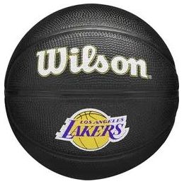 Basketball Wilson "NBA TEAM TRIBUTE MINI" Gr. 3, schwarz, B&auml;lle, 3, Gummi