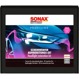Sonax Profiline Scheinwerfer-Aufbereitungsset Kunststoff-Scheinwerfer 8 teilig - Au&szlig;enbereich & Lack