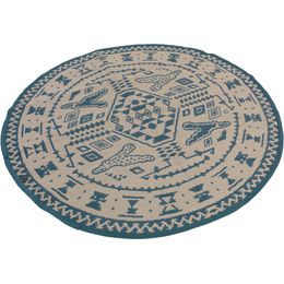 easy camp Runder Heidelbeerteppich &Oslash; 150 cm - Vorzeltteppich & Zeltboden