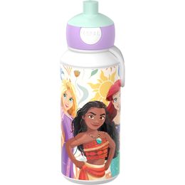 Mepal Campus Pop-Up Kinder Trinkflasche aus Silikon mit Pop-Up-Verschluss und auslaufsicher 400 ml Princess Power - Trinkflaschen