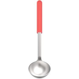 Mepal Chef It Edelstahl Suppenkelle aus Polypropylen mit gro&szlig;em Fassungsverm&ouml;gen 32 cm coral - Kochbesteck