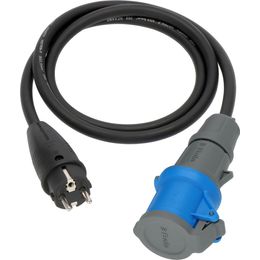 Fa.Brennenstuhl Brennenstuhl Adapter Leitung 1,5 m schwarz Schuko-Stecker / CEE-Kupplung - CEE-Kabel