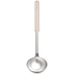 Mepal Chef It Edelstahl Suppenkelle aus Polypropylen mit gro&szlig;em Fassungsverm&ouml;gen 32 cm chalk - Kochbesteck