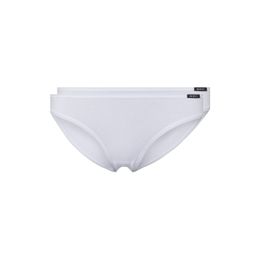 Rioslip Skiny "Cotton Advantage", Damen, Gr. 36, wei&szlig;, Obermaterial: 96% Baumwolle, 4% Elasthan, unifarben, bequem, Unterhosen Rioslip, bequem, weich, schmaler Gummi, mit Unsichtbar-Effekt, Baumwollmix