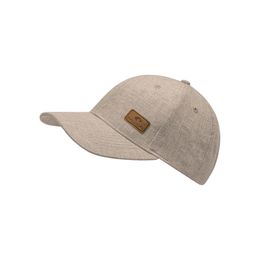 Baseball Cap Chillouts "Amadora Hat", Damen, beige, Kunstfaser, meliert, Caps Baseball Cap, atmungsaktives Material mit geschwungenem Schirm & verstellbar