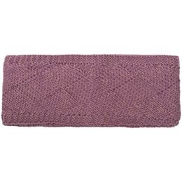 Stirnband styleBREAKER "Strick Stirnband mit Rauten Muster", Damen, mauve, 100% Polyacryl PAN., Modisch, M&uuml;tzen Stirnband