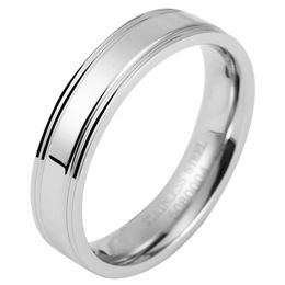 Adelia&acute;s Fingerring ADELIA&acute;S "Herren Ring aus Edelstahl" Gr. 66, silber, Fingerringe, Herren, 66, Edelstahl, Fingerring