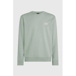 O`Neill Sweatshirt O'NEILL "O'RIGINALS CALI CREW", Herren, Gr. XL (54), wei&szlig;, neutral, Obermaterial: 60% Baumwolle, 40% Polyester, Sweatshirts Sweatshirt, sportliche Passform, f&uuml;r Ausgehen und entspannte Tage