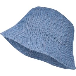 Fischerhut styleBREAKER "Fischerhut aus Papierstroh - Knautschhut", Herren, hellblau, Obermaterial: 100% Papierstroh PAS., Modisch, H&uuml;te Fischerhut