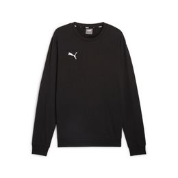 Sweatshirt Puma "TEAMGOAL CASUALS CREW NECK SWEAT", Damen, Gr. L, Puma schwarz, Puma wei&szlig;, Sweatware, Obermaterial: 100% Baumwolle, unifarben, regular fit normal, Rundhals, Sweatshirts Sweatshirt, Regular Fit, f&uuml;r Fu&szlig;ball und sportliche Aktivit&auml;ten, ohne Kapuze