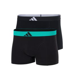 Trunk adidas Sportswear "Active Flex Cotton Body", Herren, Gr. S, 904, sonstiges, Single Jersey, Obermaterial: 95% Baumwolle, 5% Elasthan, k&ouml;rpernah, Unterhosen Trunk, elastischer Logo-Bund, ohne Eingriff, sportliches Design
