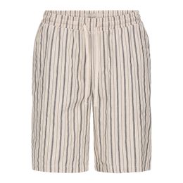 Bermudas Blend "Bermudas BHMaxim Relaxed Fit", Damen, Gr. L, N-Gr, beige (bleachedsand), Obermaterial: 100% Baumwolle CO., Hosen Bermudas