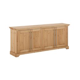 Kommode OTTO HOME "Melissa", beige (natur), B:171cm H:70cm T:39cm, Massivholz, Sideboards, Kommode, aus massiver Kiefer, FSC zertifiziert, 4-t&uuml;rig, Breite 171 cm