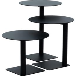 Beistelltisch SPINDER DESIGN "SUNNY 40", schwarz (schwarz, schwarz, schwarz, schwarz, schwarz, schwarz), B/H/T: 40cm x 40cm x 40cm, Tische, Beistelltisch, Beistelltisch aus Stahl